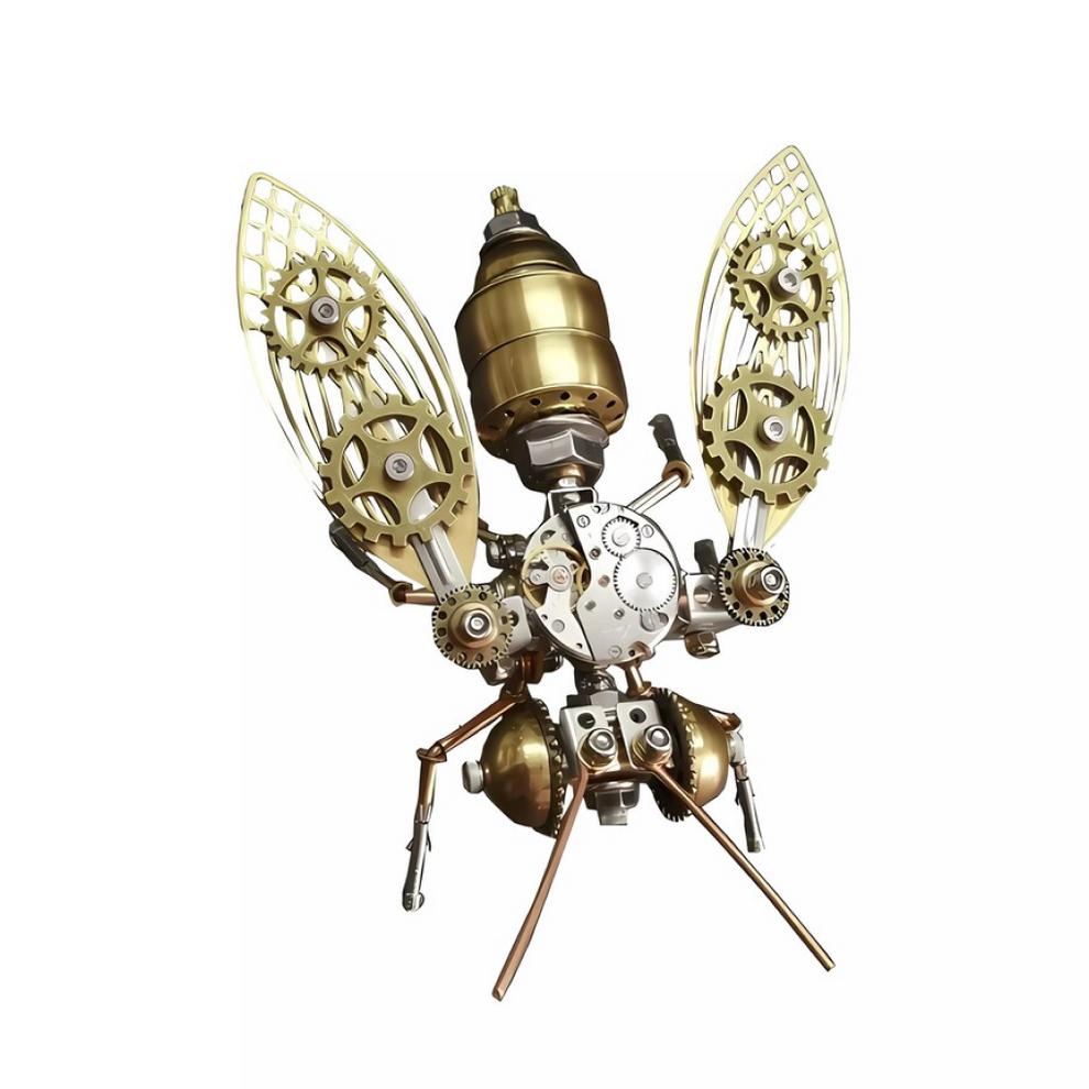 Steampunk Bee 3D Metal Puzzle Craft Kit – This Months Craft